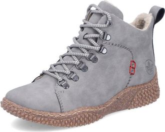 Rieker Damen Klassische Stiefeletten Y8414, Frauen Stiefeletten,Kurzstiefel,uebergangsschuhe,uebergangsstiefel,Boots,Stiefel,grau (42),40 EU / 6.5 UK