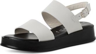 Tamaris Femme Damen 1-28238-42 Sandale cale, Blanche, 39 EU