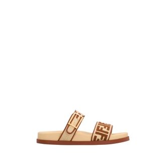 Fendi Feel Slides - - Shoes - Damen - Beige - 39 EU