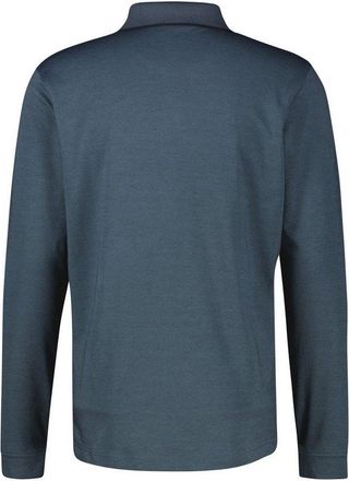 Lerros Langarm-Poloshirt mit Logo-Stickerei
