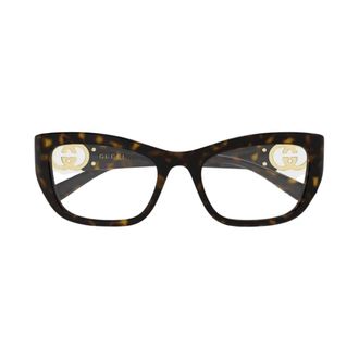 Gucci Cat-Eye-Brille - - Accessories - Damen - Braun - 52 MM
