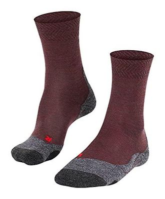 Falke TK2 Explore Melange W SO laine &eacute;paisses anti-ampoule 1 paire, Chaussettes de randonn&eacute;e Femme, Rouge (Winetasting 8546), 37-38