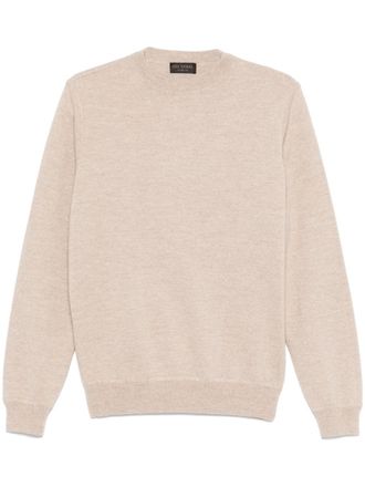 Dell'Oglio pull en maille fine - Tons neutres