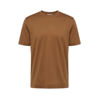 HUGO BOSS T-shirt L-Tesar 140 - Homme - Tops - Brun - Taille: 2XL