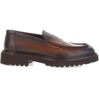Doucal's Dunkelbraune flache Loafer - - Shoes - Herren - Braun - 43 EU