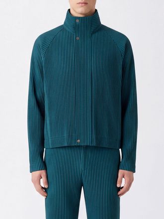 Homme Pliss&eacute; Issey Miyake Plissierter Stehkragen-Cardigan Homme Pliss&eacute; Issey Miyake aus technischem Stoff