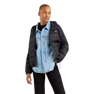 Levi's Steppjacke f&uuml;r Damen, Packable, Schmal (Schwarz)