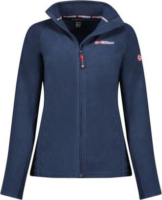 Geographical Norway Tugama Lady Fz - Polaire Fine Femme Chaude Fermeture Zip - Veste Automne Hiver Printemps Chaud Femmes - Longues Manches Vetement Pull Fourrure Doux Co