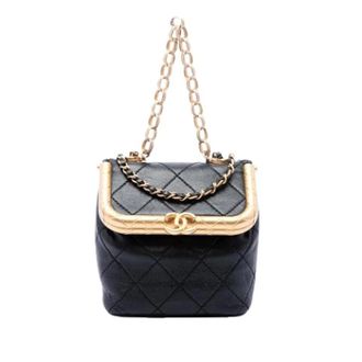Chanel Pre-owned Quilted Lambskin Mini Satchel - - Pre-owned - Damen - Schwarzk - ONE SIZE
