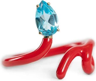 Bea Bongiasca WOMAN RED JEWELLERY