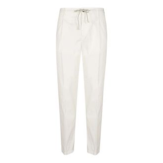 Eleventy Jogger Cotone Leggero - - Trousers - Herren - Wei&szlig; - W32