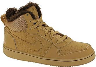 Nike Nike gar&ccedil;on Court Borough Mid Wntr GS Chaussures de Fitness, Multicolore (Haystack/Haystack/Baroque Brown 700), 36 EU