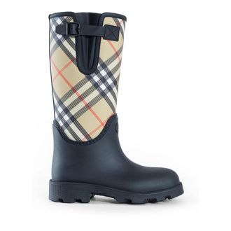 Burberry Femme, Chaussures, Noir, Taille: 38 EU Bottes hautes Marsh Stamp