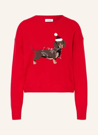 Darling Harbour Darling Harbour Pullover Mit Schmucksteinen rot