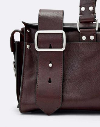 AllSaints sac clout&eacute; bordeaux-Rouge