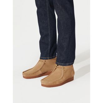 Clarks Schn&uuml;rschuhe Clarks Shacre Boot 26159438 Beige