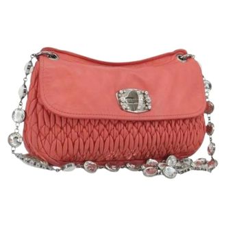 Miu Miu Sac port&eacute; &eacute;paule Pre-owned - Femme - Pre-owned - Rose - Taille: ONE Size
