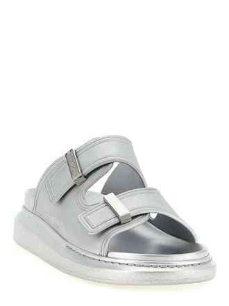 Alexander McQueen Hybrid Sandal - Silver