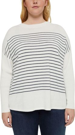 Esprit Damen 081EE1I342 Pullover, 112/OFF White 3, 44