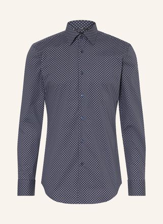 HUGO BOSS Hemd Hank Slim Fit blau