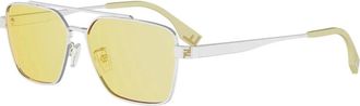 Fendi Sky Fe40211U Sonnenbrille - - Accessories - unisex - Grau - ONE SIZE