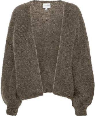 Americandreams Americandreams, Femme, Pulls, Gris, Taille: 38/40 FR Lee Short Cardigan