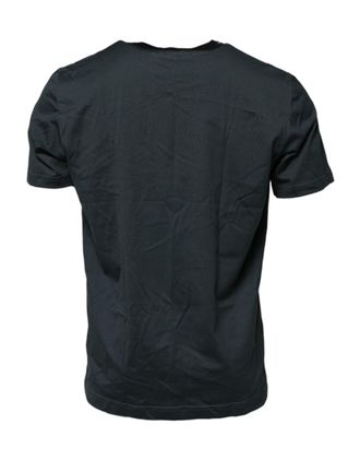 Dolce & Gabbana Logo-Printed Cotton T-Shirt - Black