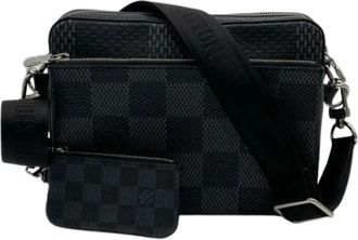 Louis Vuitton Sac bandouli&egrave;re Pre-owned en toile - Homme - Pre-owned - Noir - Taille: ONE Size