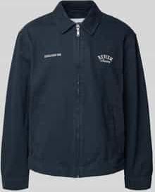 Review Twill Übergangsjacke mit Eingrifftaschen