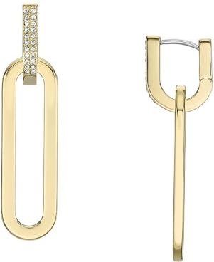 Fossil Boucles doreilles en Acier Inoxydable doré avec Fermoir Cerceau pour Femmes