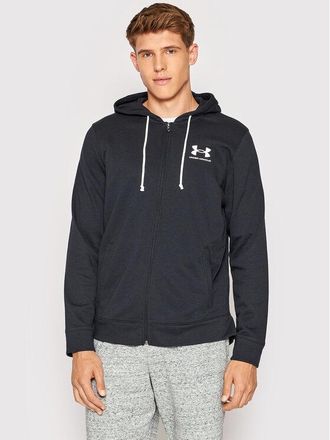 Under Armour Sweatshirt Rival Terry Full-Zip 1370409 Schwarz Loose Fit