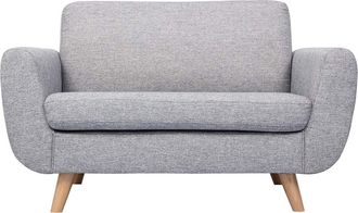 Miliboo Skandinavisches 2-Sitzer-Sofa grau Pure