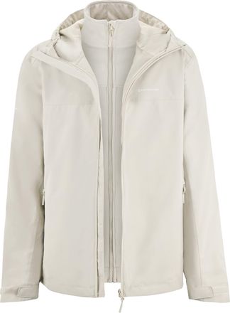Kapten & Son Everyday 3in1 Jacket Sandstone XL | Regenjacke Damen & Herren Beige mit herausnehmbarer Fleecejacke | Outdoor Jacke mit 10.000 mm Wassers&auml;ule, aktungs
