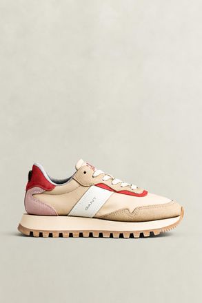 GANT Damen Caffay Sneaker aus Veloursleder und Nylon (37) FADED BEIGE