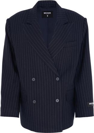 Worst Behavior Wrstbhvr, Femme, Vestes, Bleu, Taille: 42 FR Amal Blazer