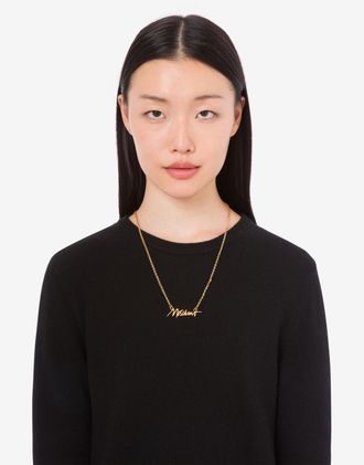 Moschino Collier en métal - Or