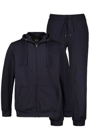 JP1880 Fleecejacke Jogginganzug Homewear 2-teilig
