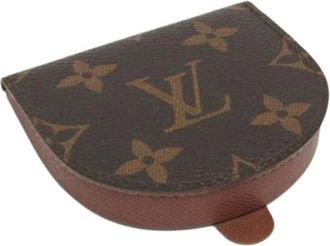 Louis Vuitton unisex, Pre-owned, Brun, Taille: ONE Size Portefeuille en toile Pre-owned