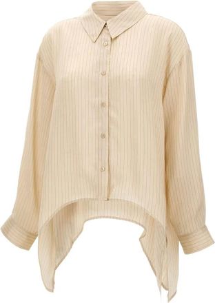 Birgitte Herskind Femme, Blouses et Chemises, Beige, Taille: 42 FR Enrico Shirt