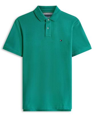 Tommy Hilfiger Piqu&eacute;-Poloshirt Regular Fit 1985 mit Stretch-Anteil und Flag-Stickerei in