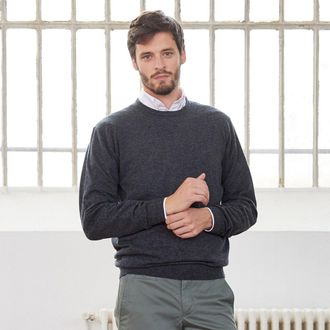 Bexley Conan - Pull homme gris gris anthracite chin&eacute;