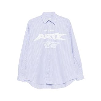 Arte Composition Gallery Shirt - - Shirts - Herren - Blau - S
