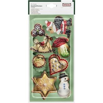 Original Kaiser Original Kaiser Ausstechformen Weihnachten 9-teilig, Pl&auml;tzchen Ausstecher, Keksausstecher, Pl&auml;tzchenausstecher, Cookie Cutter, zum Ausstechen von Pl&auml;t
