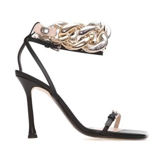 N&deg;21 Stilvolle Sommer Sandalen - - Shoes - Damen - Schwarzk - 37 1/2 EU