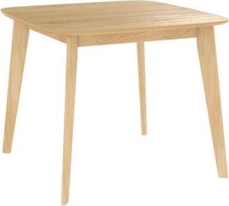 Rendez-Vous D&eacute;co Rendez-vous D&eacute;co - Table carr&eacute;e 4 personnes en bois clair naturel 90 cm - julio