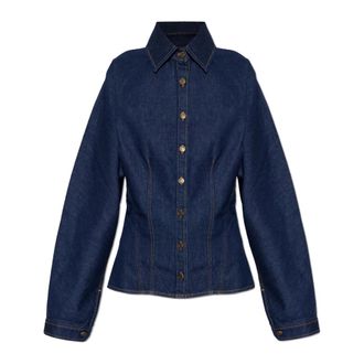 A Gold E Devon Shirt - - Blouses & Shirts - Damen - Blau - L