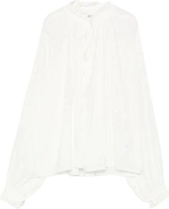 Pantaloni Torino Femme, Blouses et Chemises, Blanc, Taille: 38 FR Chemisier Claudia