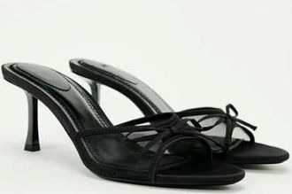 Generic ZBDZSW Sandales Femme Bout Ouvert Chaussures Talons Hauts Grande Taille &Eacute;t&eacute; Filles Peep Printemps Talons Hauts R&eacute;tro Grand Beige Stiletto Fl, Noir, 5.