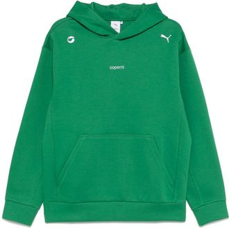 Coperni x Puma hoodie à logo brodé - Vert