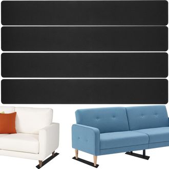 Hemobllo OATIPHO 4 St&uuml;ck Selbstklebende rutschfeste Gummim&ouml;belgleiter Bodenschoner f&uuml;r Hartholz Fliesen und Marmorb&ouml;den Sofastopper und M&ouml;beluntersetzer Zuschn